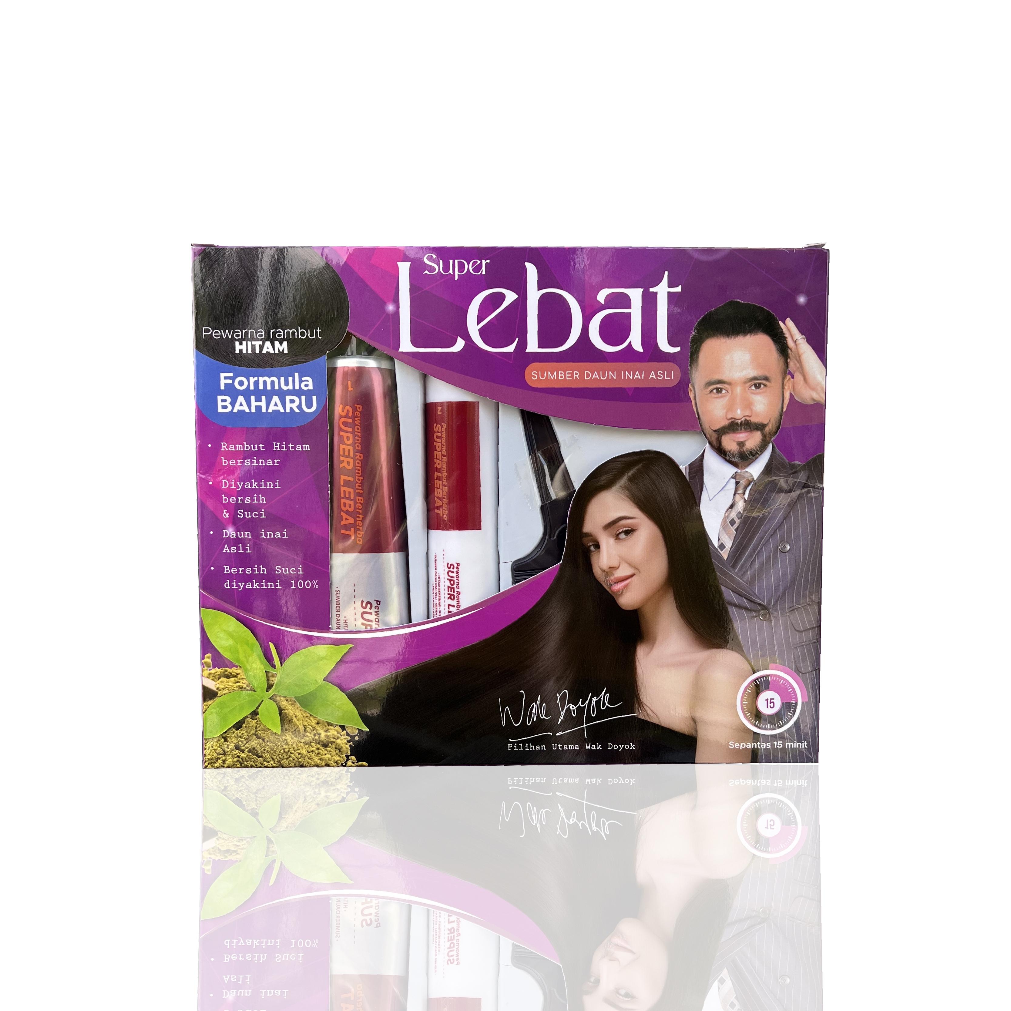 DHERBS SUPER LEBAT PEWARNA RAMBUT PERANG & HITAM INAI | Shopee Malaysia