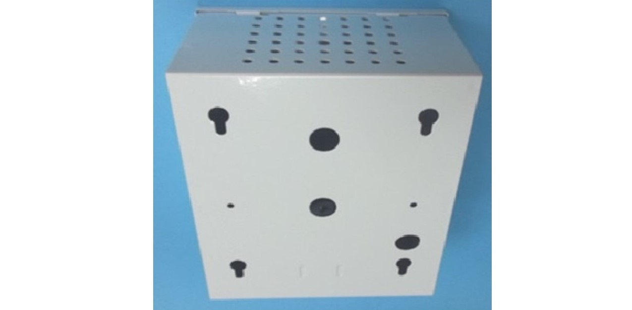 Wired Security Burglar Alarm Siren Box White Powder Coated Metal Siren ...