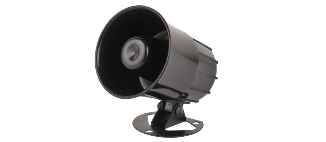 Wired Security Burglar Alarm 30 Watt 30W Alarm External Siren Horn 12V ...