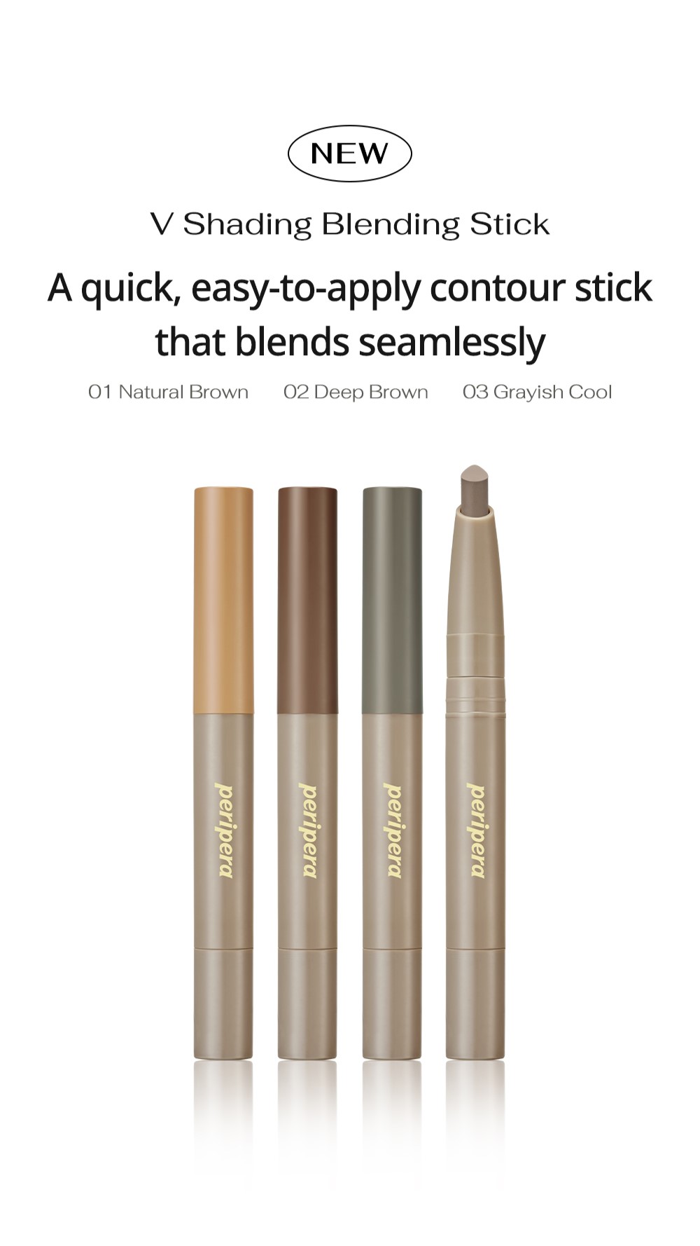 PERIPERA V Shading Blending Stick - 3 Colors to Choose | Shopee Malaysia