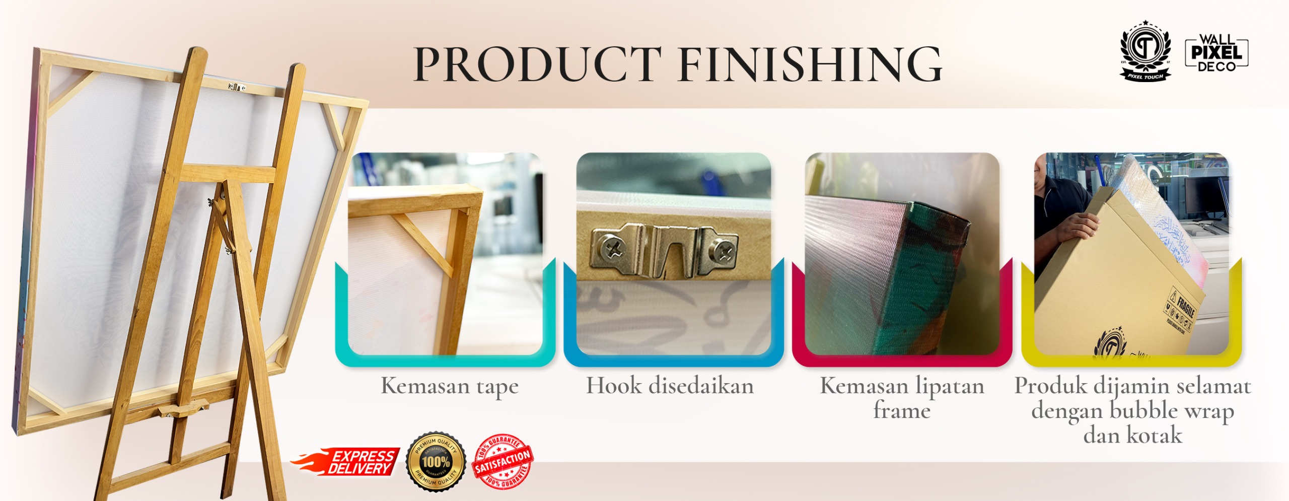 Frame Ayat Kursi Seni Khat Al Quran Hiasan Gambar Dinding Rumah Pejabat Bilik Islamic Deko ...