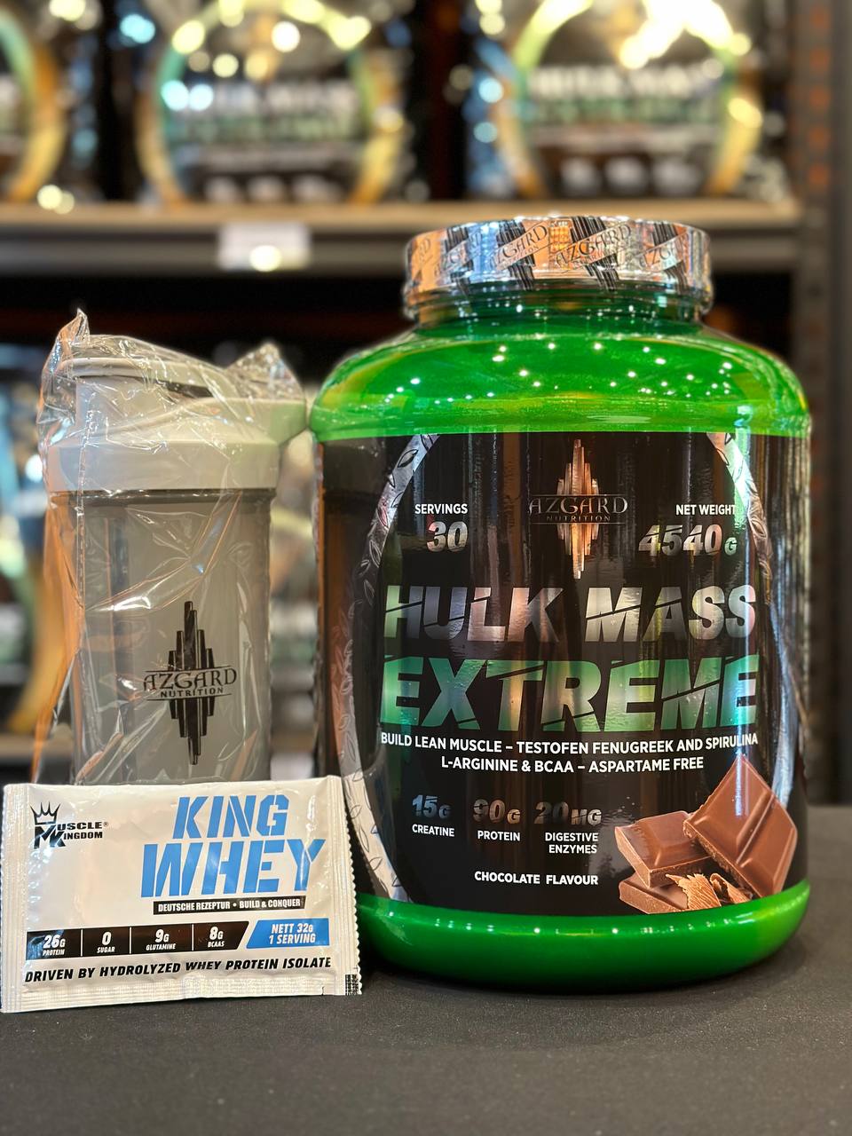 Azgard Hulk Mass Extreme Weight Gainer (4.5kg / 30 Servings) Chocolate | Shopee Malaysia