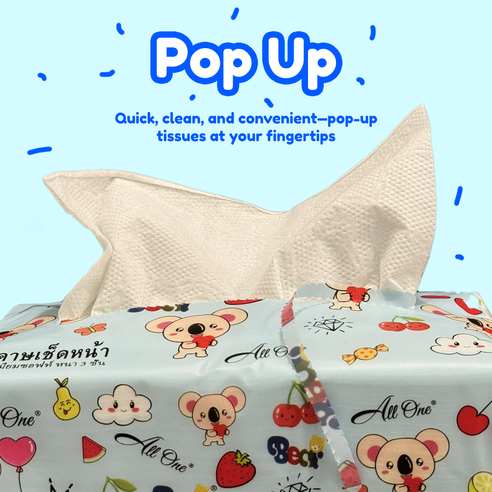 VIRAL Realeos 4ply Bamboo Tissue Paper Virgin Pulp Soft Facial Tisu ...