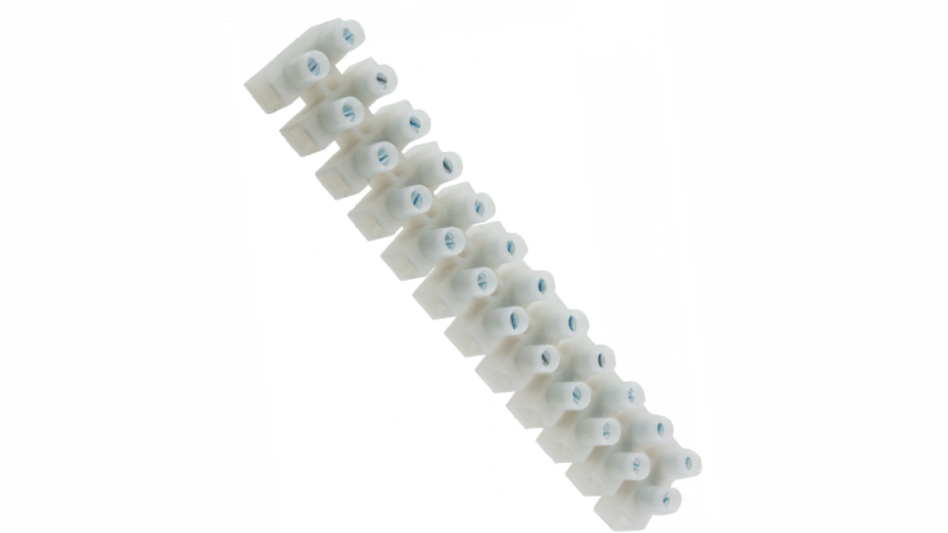 PVC 380V 5A Wire Connector Termination Block White Color Colour for ...