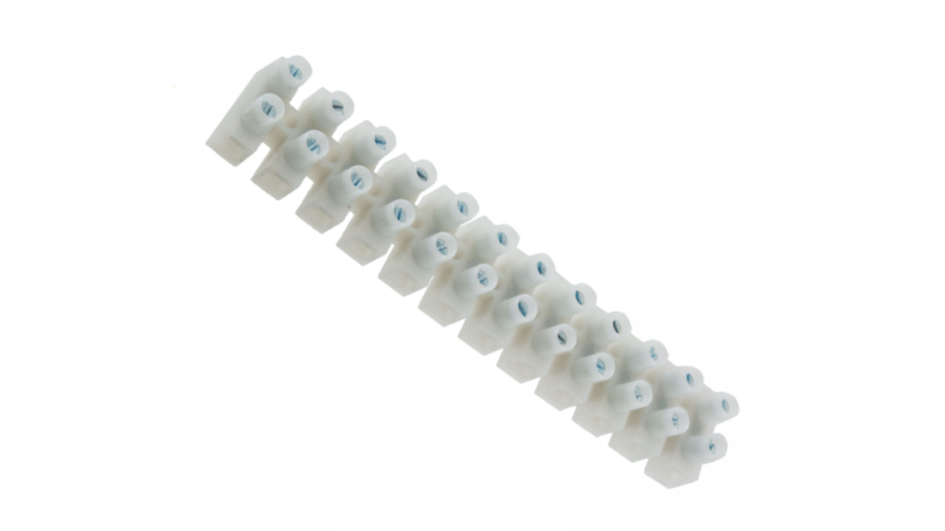 PVC 380V 5A Wire Connector Termination Block White Color Colour for ...