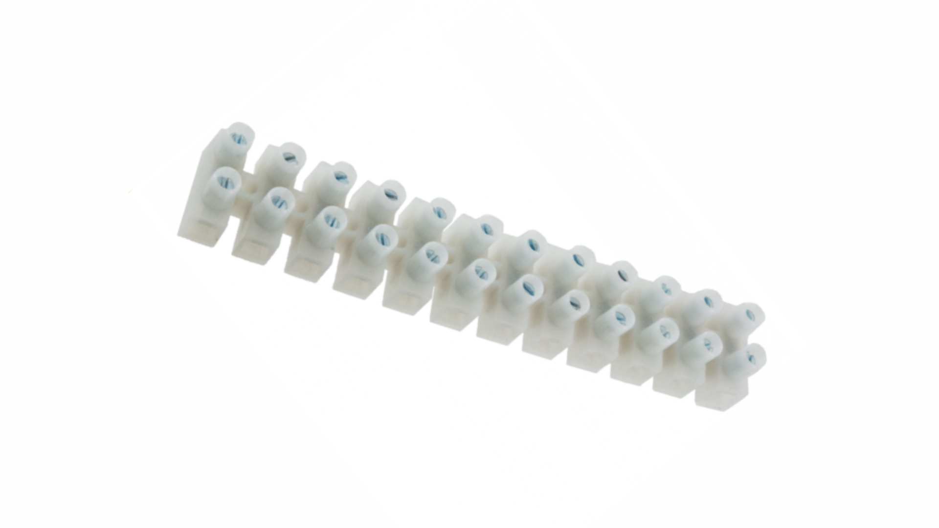 PVC 380V 20A Wire Connector Termination Block White Color Colour for ...