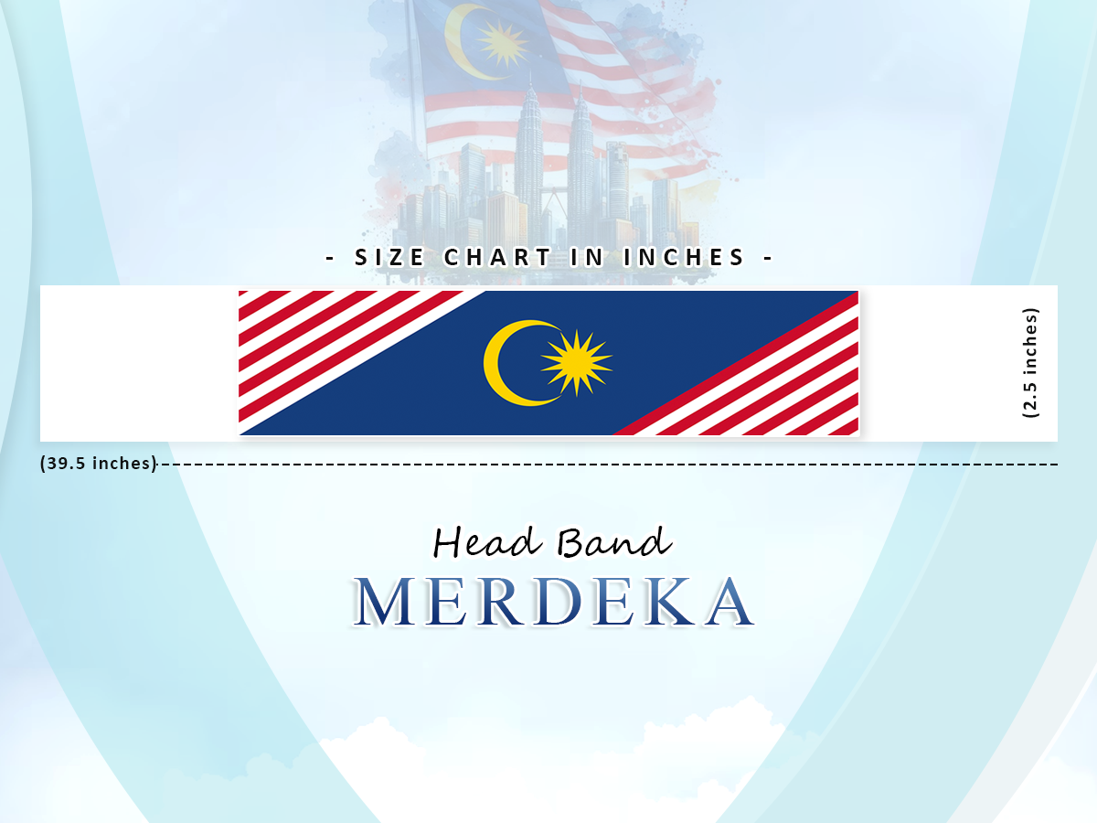 Headband | Pengikat Kepala Merdeka 2024 untuk Lelaki Dewasa | Shopee ...
