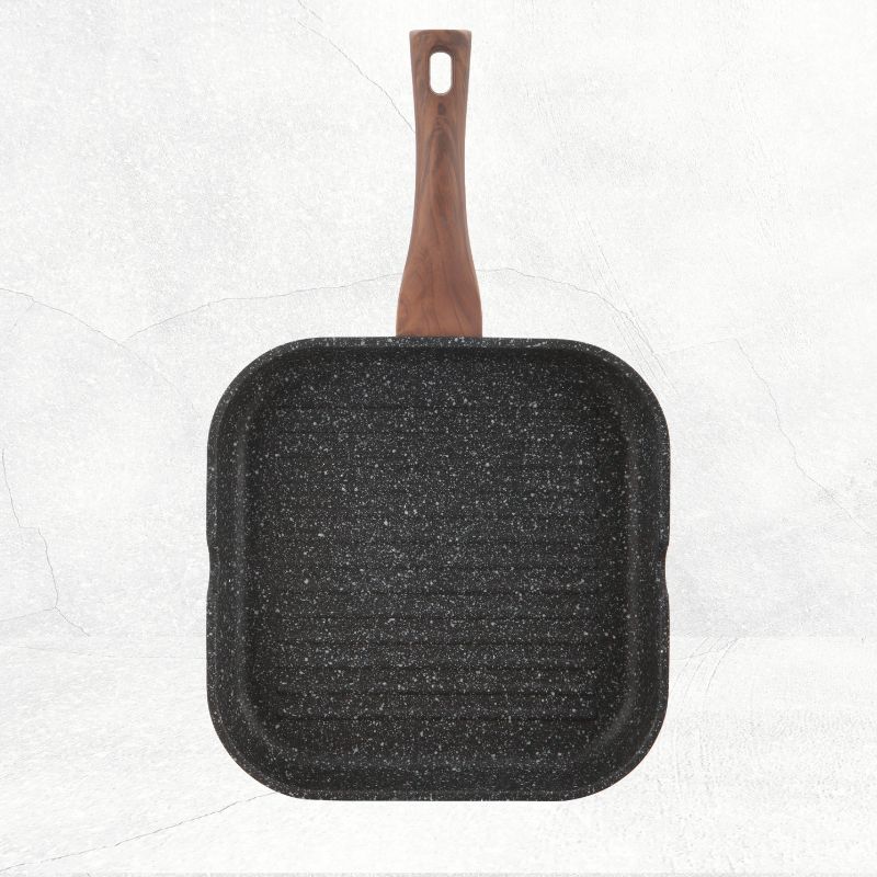 Shogun Granite Cookware Plus 28 x 28cm Nonstick Grill Pan with ...
