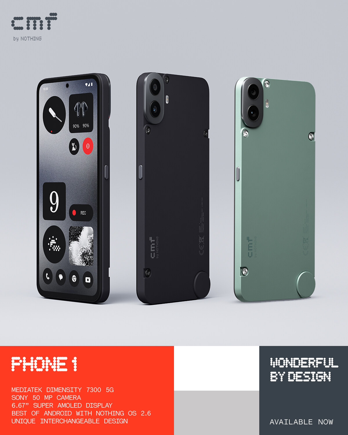 CMF by Nothing Phone 1 5G (8GB+256GB) CMF Malaysia Set | Shopee Malaysia