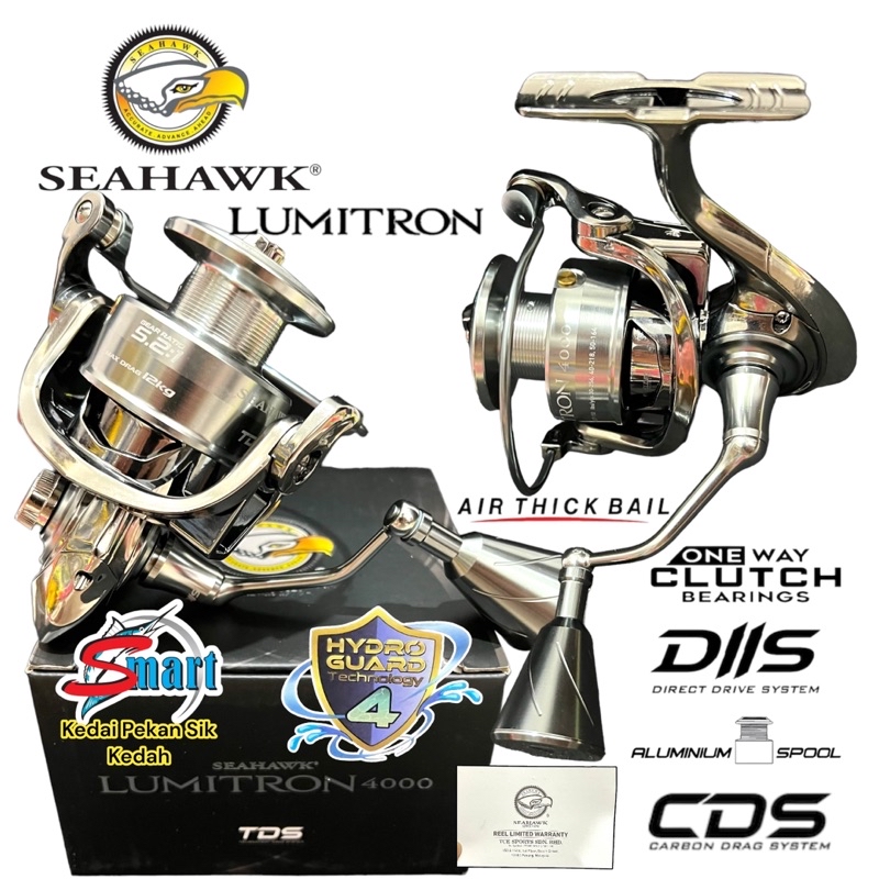 ** 2024 SEAHAWK LUMITRON SPINING REELS | Shopee Malaysia