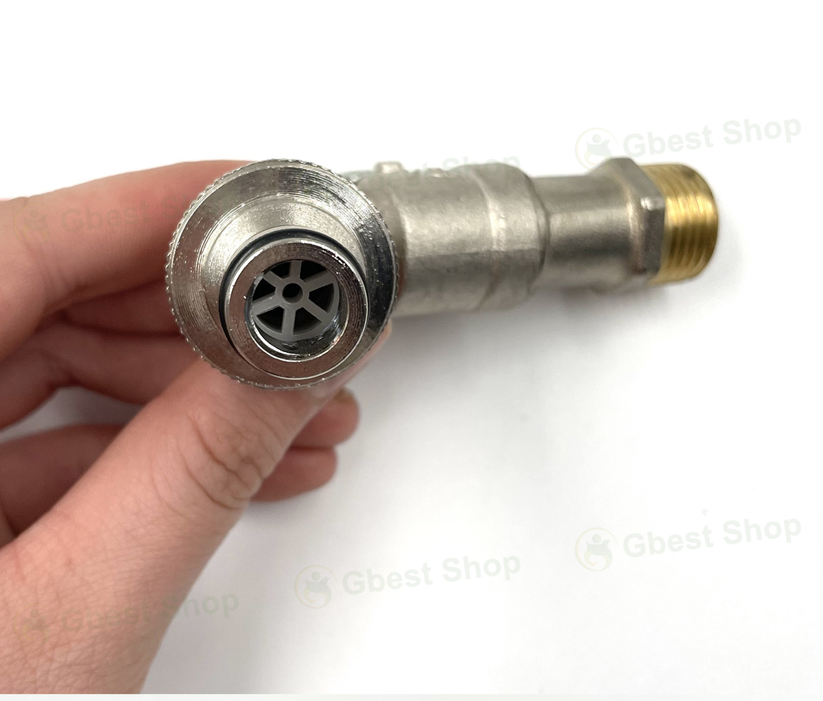 Two Way Faucet Double water outlet faucet Tap One in two out garden ...