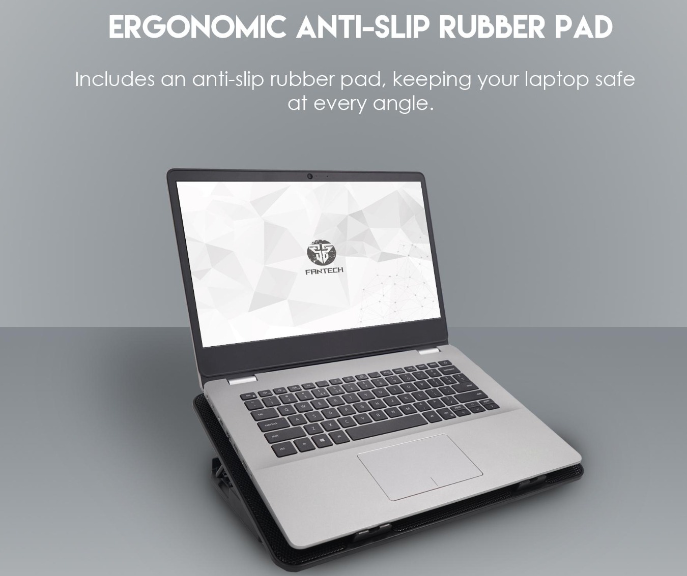 Fantech NC12 Notebook Laptop Cooling Cooler Pad 9 to 15.6 inch 5 Steps ...