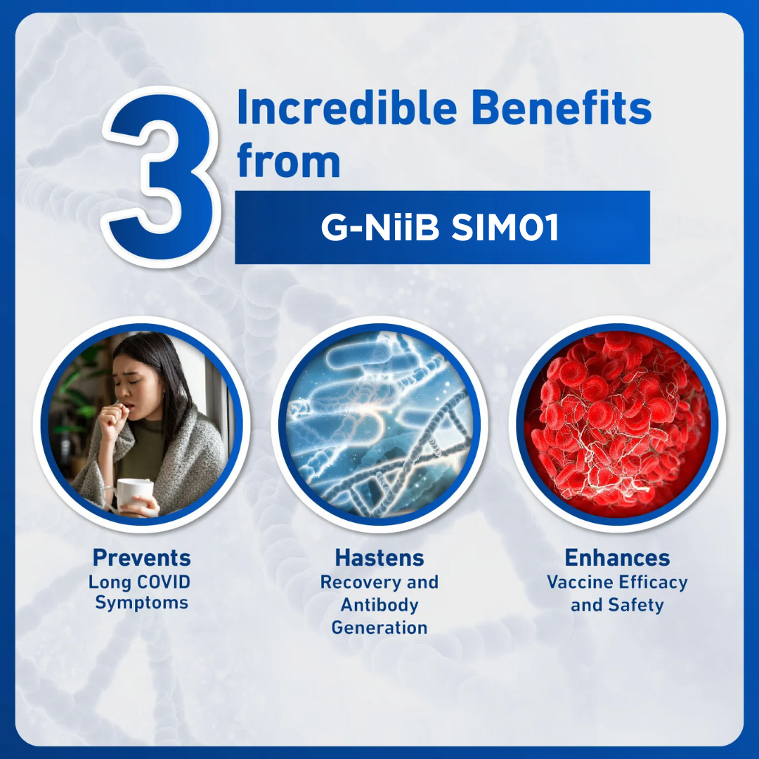 G-NIIB SIM01 Formula Powder Boosts Immunity & Gut Health, Improve Skin, Mood & Sleep, Support ...