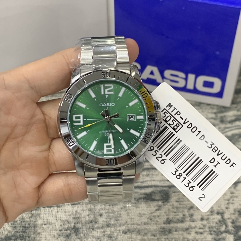 100% ORIGINAL CASIO MTP-VD01D-6BV/3B/3E1/3E2/4B/9E (6 COLORS) sporty ...