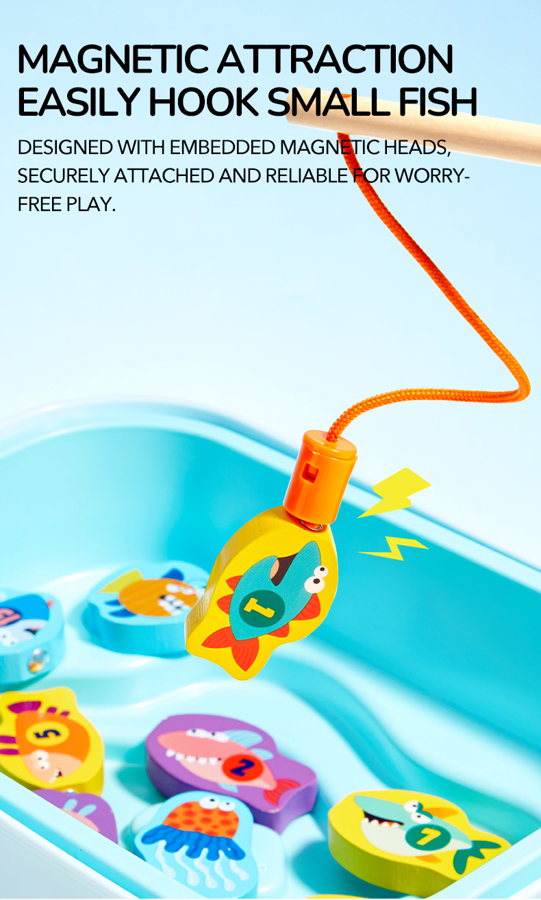 Mideer New Magnetic Fishing Toy - Ocean Fishing Expedition | Shopee ...