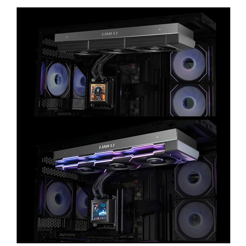 LIAN LI HYDROSHIFT LCD 360mm AIO LIQUID COOLER - HYDROSHIFT LCD 360S ...