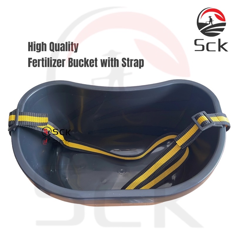 Tong Tabur Baja + Tali Galas/Agriculture Carrying Bucket 16'' X 9'' X 8 ...