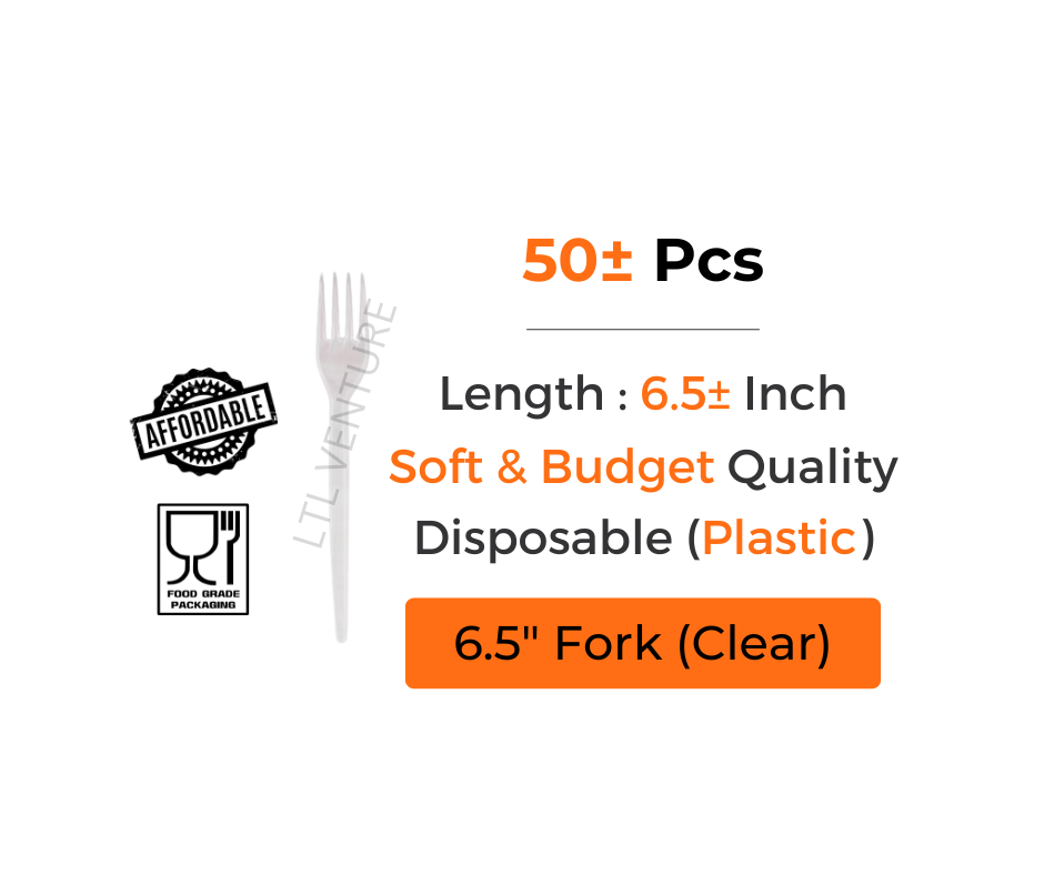 (50Pcs) 6.5" Inch White/Black/Clear Budget Affordable Disposable Spoon ...