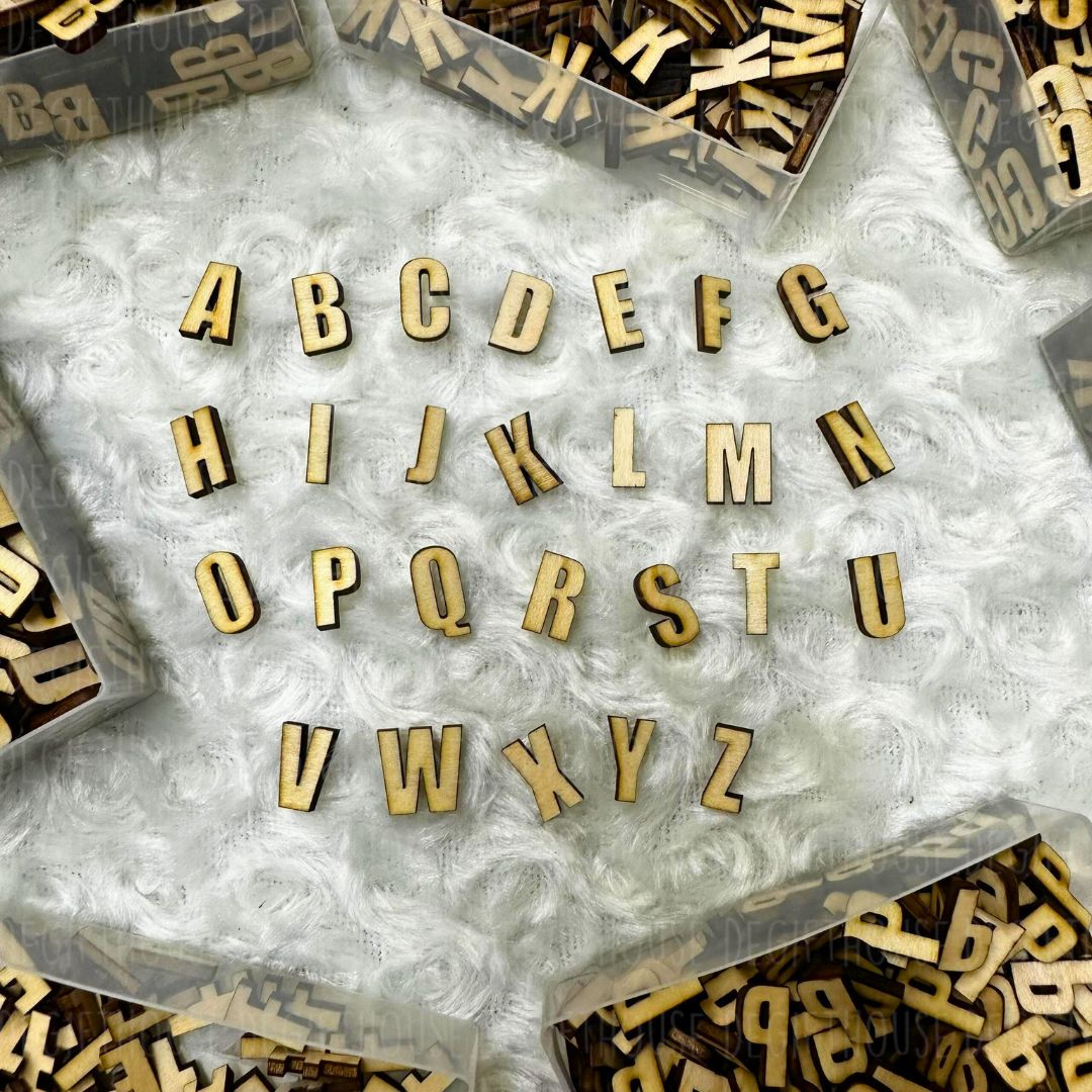 Letters Alphabet Wooden Letters Huruf Kayu Custom Name Design ...