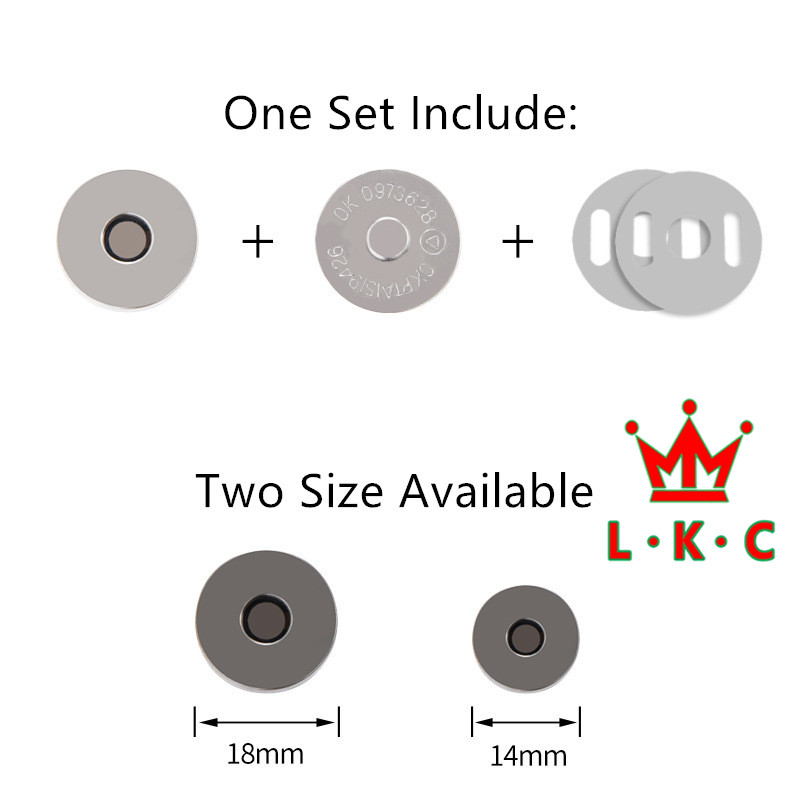 AMB01 🇲🇾Malaysia Readystock🇲🇾 现货 14mm/18mm Magnetic Button Snap Button ...