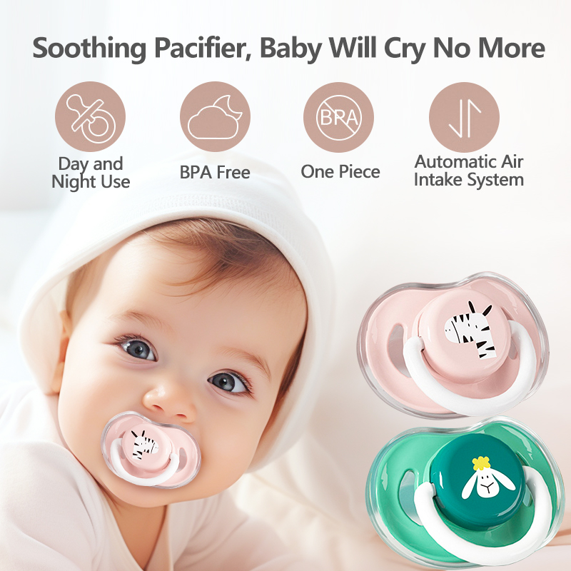 [Einmilk] Baby Soothie Pacifier with Cover lanyard LSR Food Silicone ...