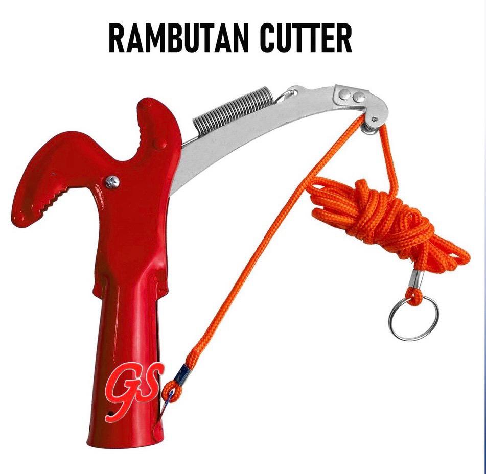Gunting Pokok dahan/Rambutan Cutter Tree Pruner Trimmer Shear Rambutan ...