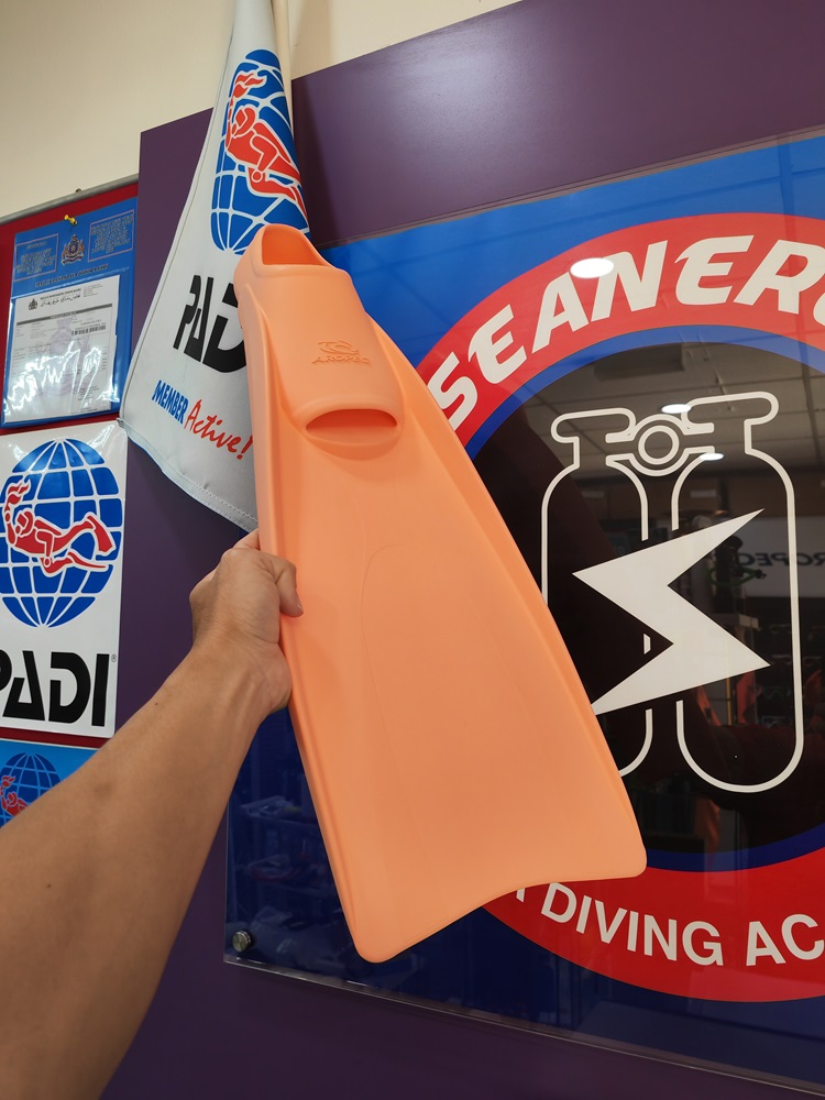 AROPEC F-JS23A Scuba Diving Fins Full Foot Rubber Fins Flippers not ...