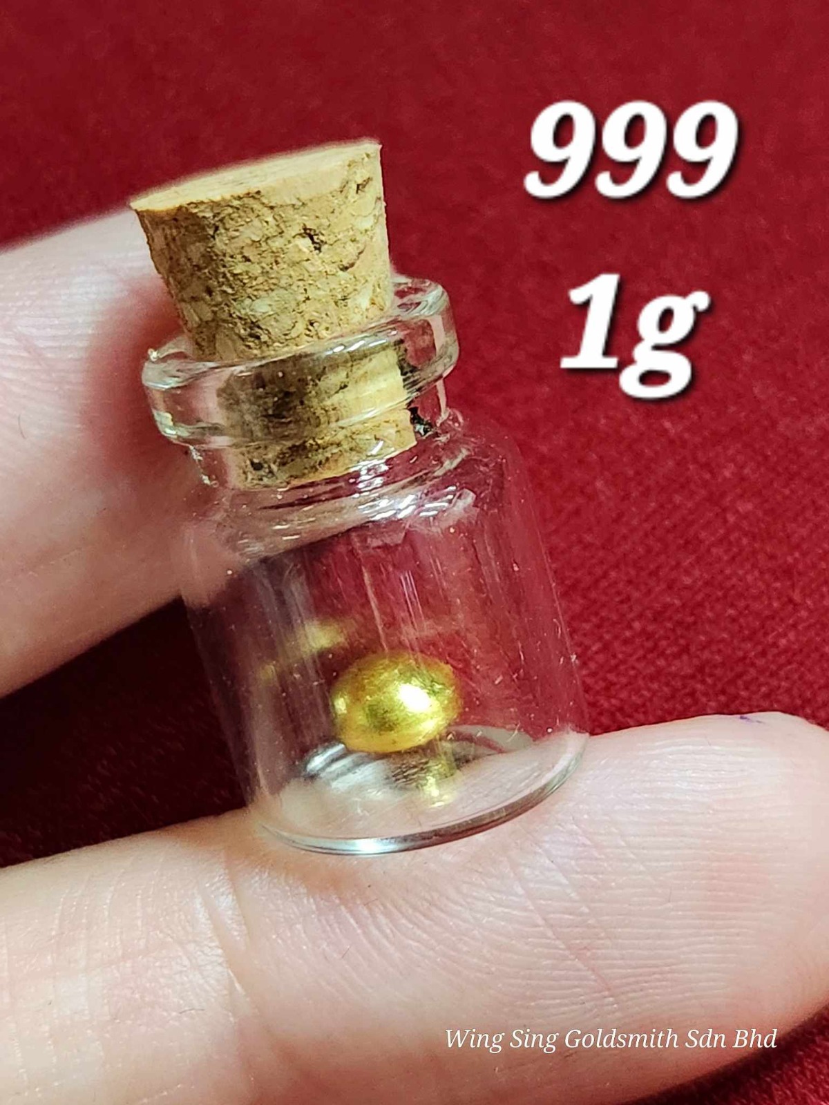 Wing Sing Loket Emas 999 1g 999 Gold Mini Gold Beans Bean Solid / 1PCS ...