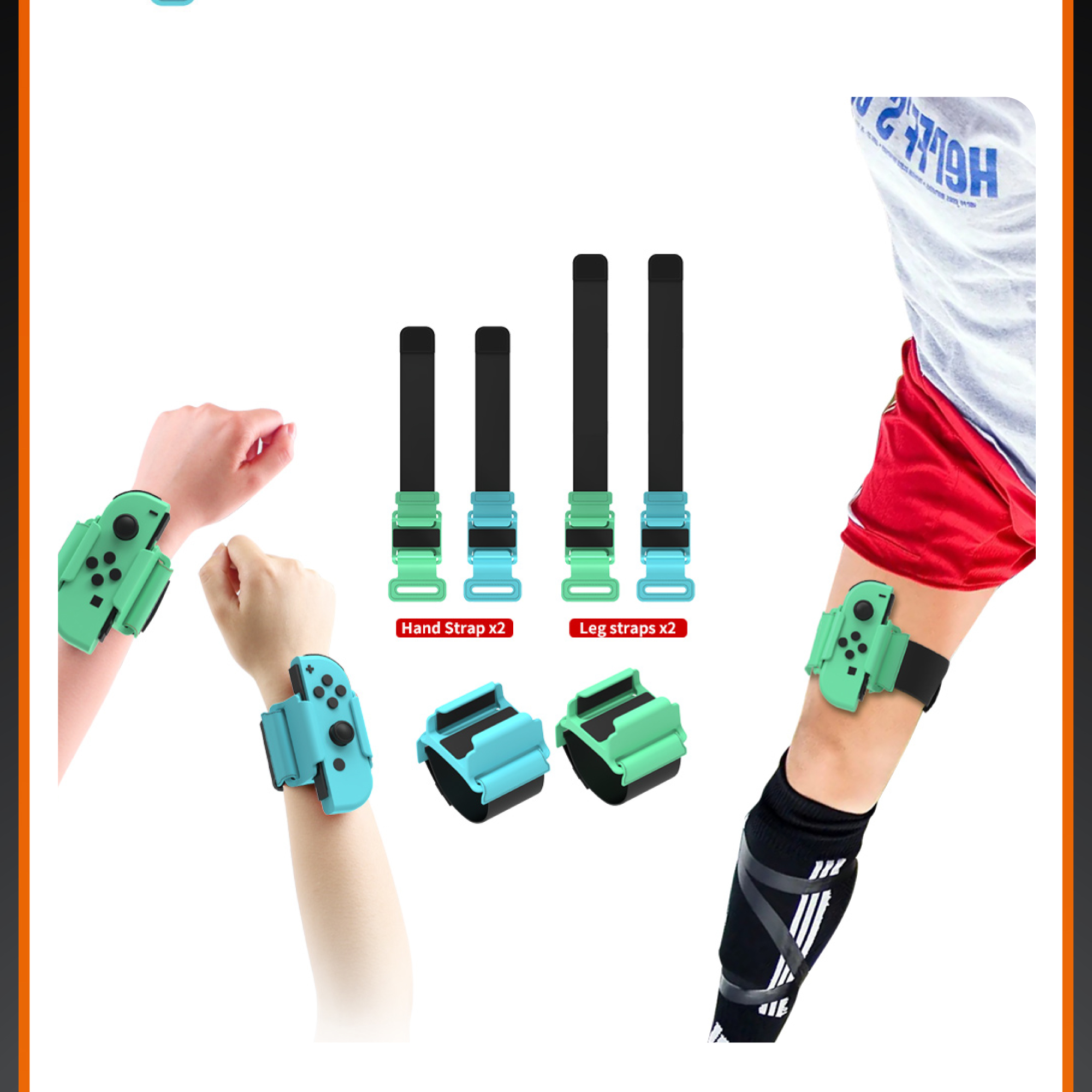 DOBE Nintendo Switch OLED V1V2 Bandage Joycon Hand Leg Strap Adjustable ...