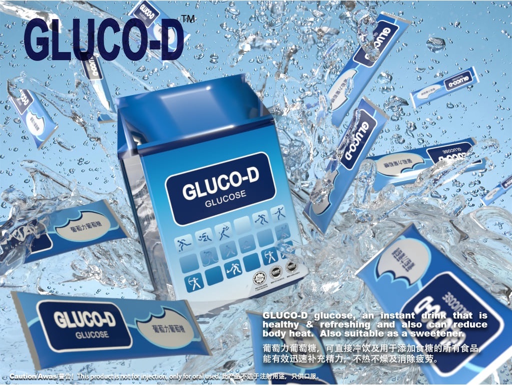 GLUCO-D GLUCOSE POWDER, 250g - Energy drink | Serbuk Glukos (25g x 10 ...