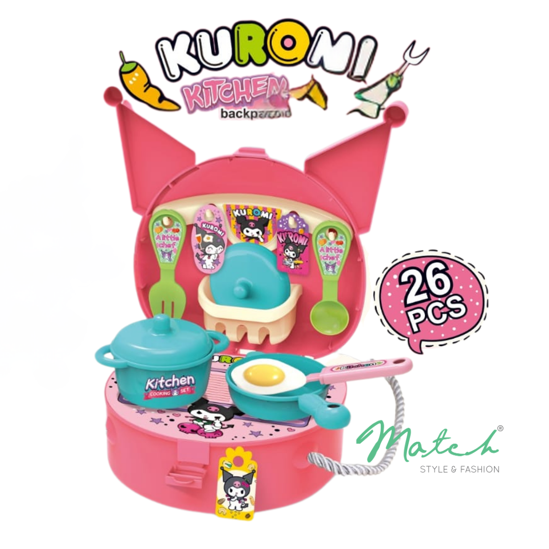 Baby Kids Pretend Play Toys Kuromi Kitchen Dresser Make up Gift Set ...