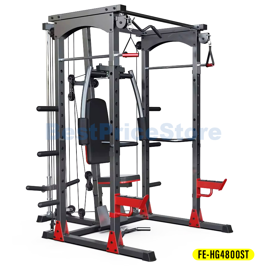 BPS FitExperte Ultimate Power Cage Squat Rack Chest Cable Fly ...