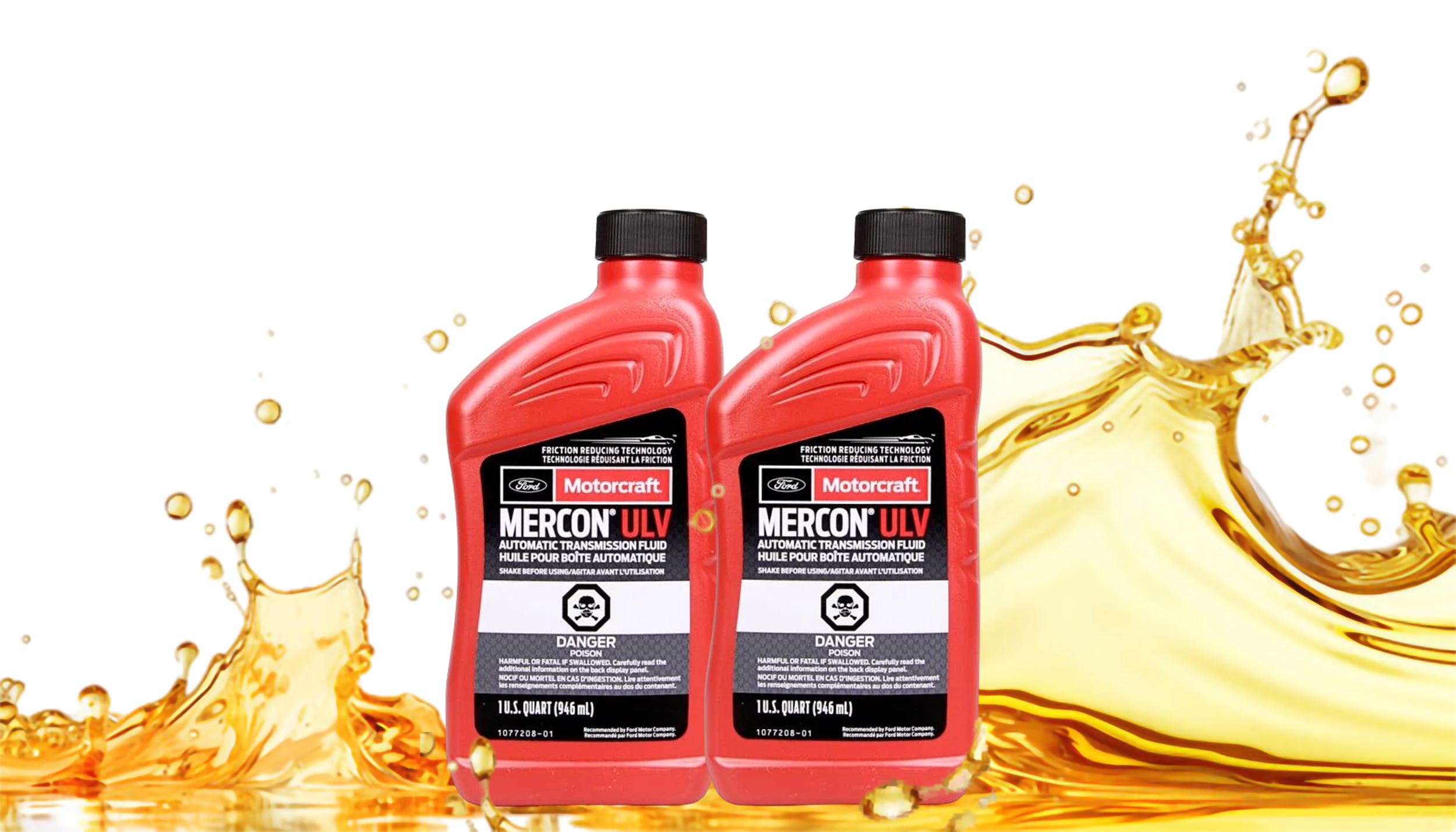 Genuine Ford Motorcraft Mercon ULV Auto Transmission Fluid (1 Quart ...