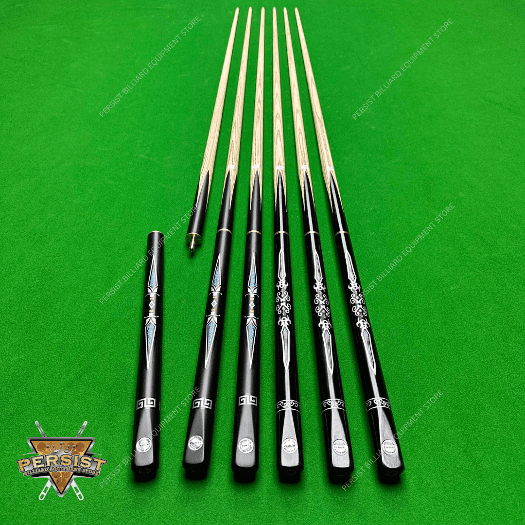 Royal Premier Diamond Cue - 3/4 Piece - Snooker Cue -Random Pick Design ...