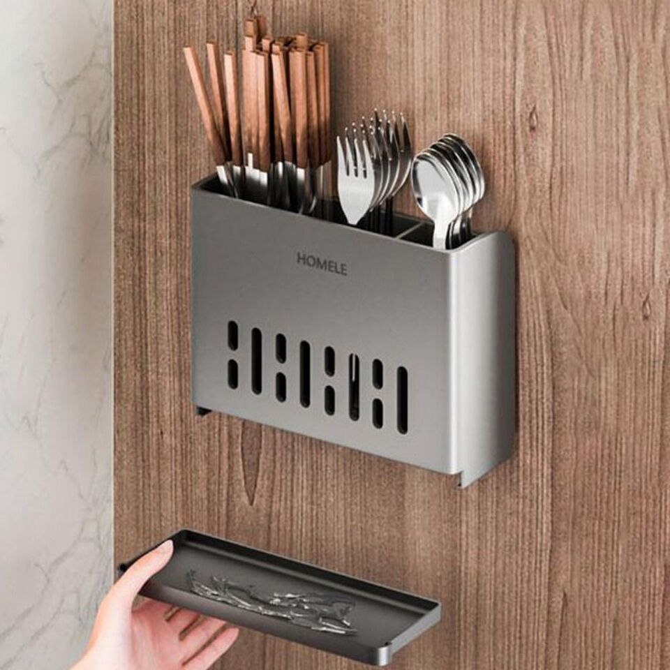 Kitchen Rack Spoon RAck Cultery Rack Holder Sink Rack Wall Mounted ...