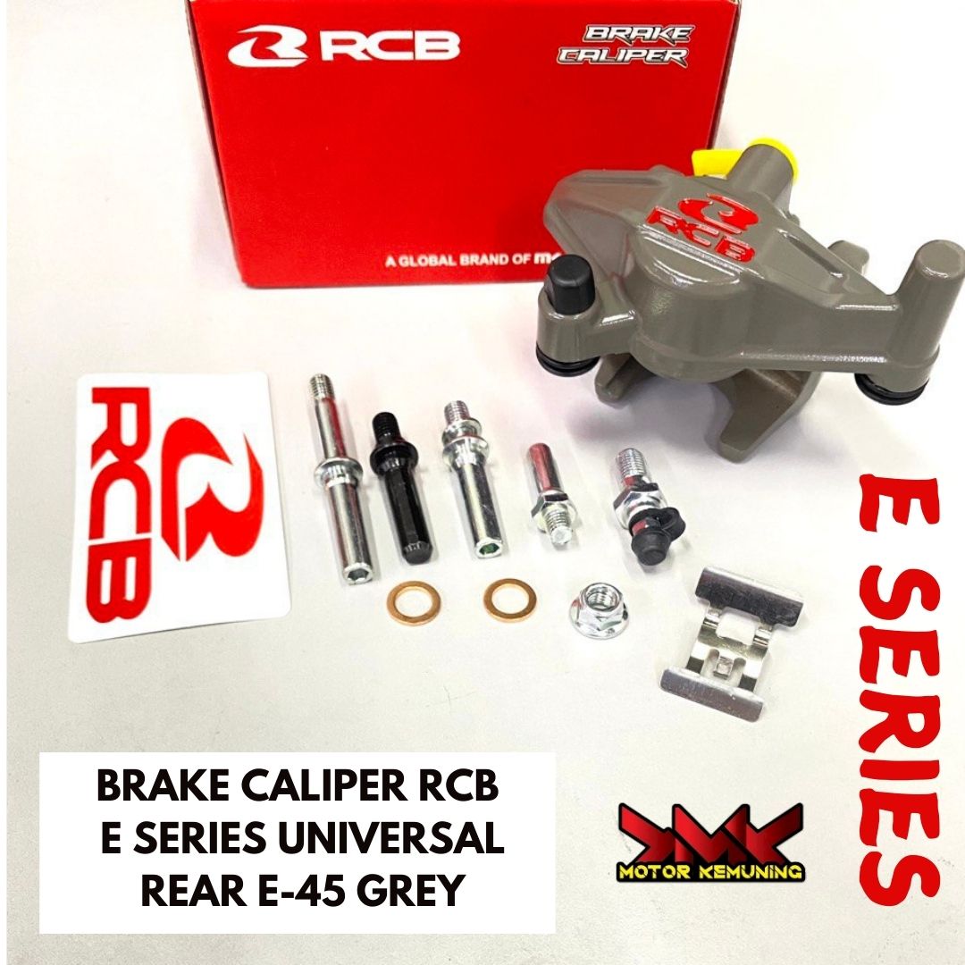RCB BRAKE CALIPER E SERIES UNIVERSAL REAR E-45 GREY RED E45 TITANIUM ...
