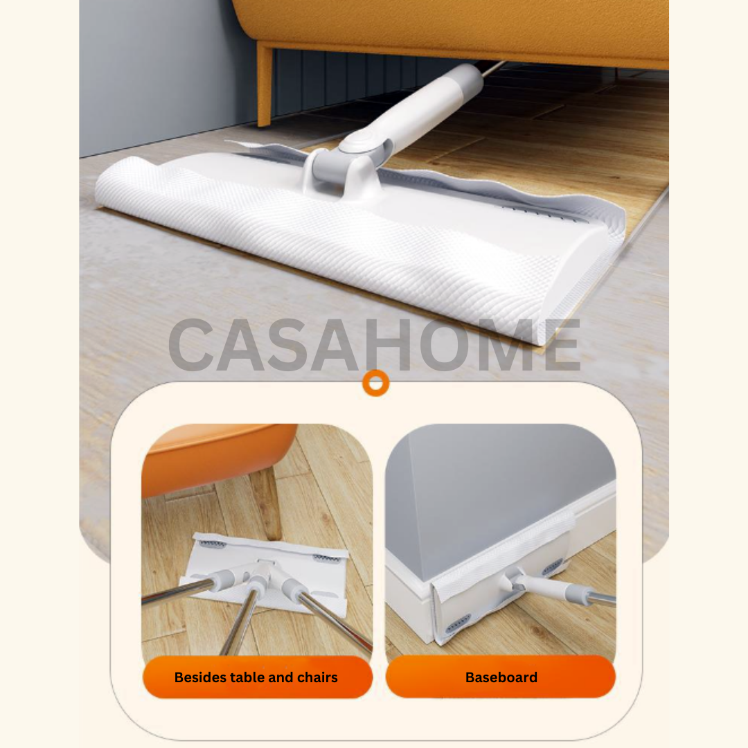 [TidyNest] Electrostatic Flat 360 Mop Pengelap Lantai Mop Tisu Basah ...