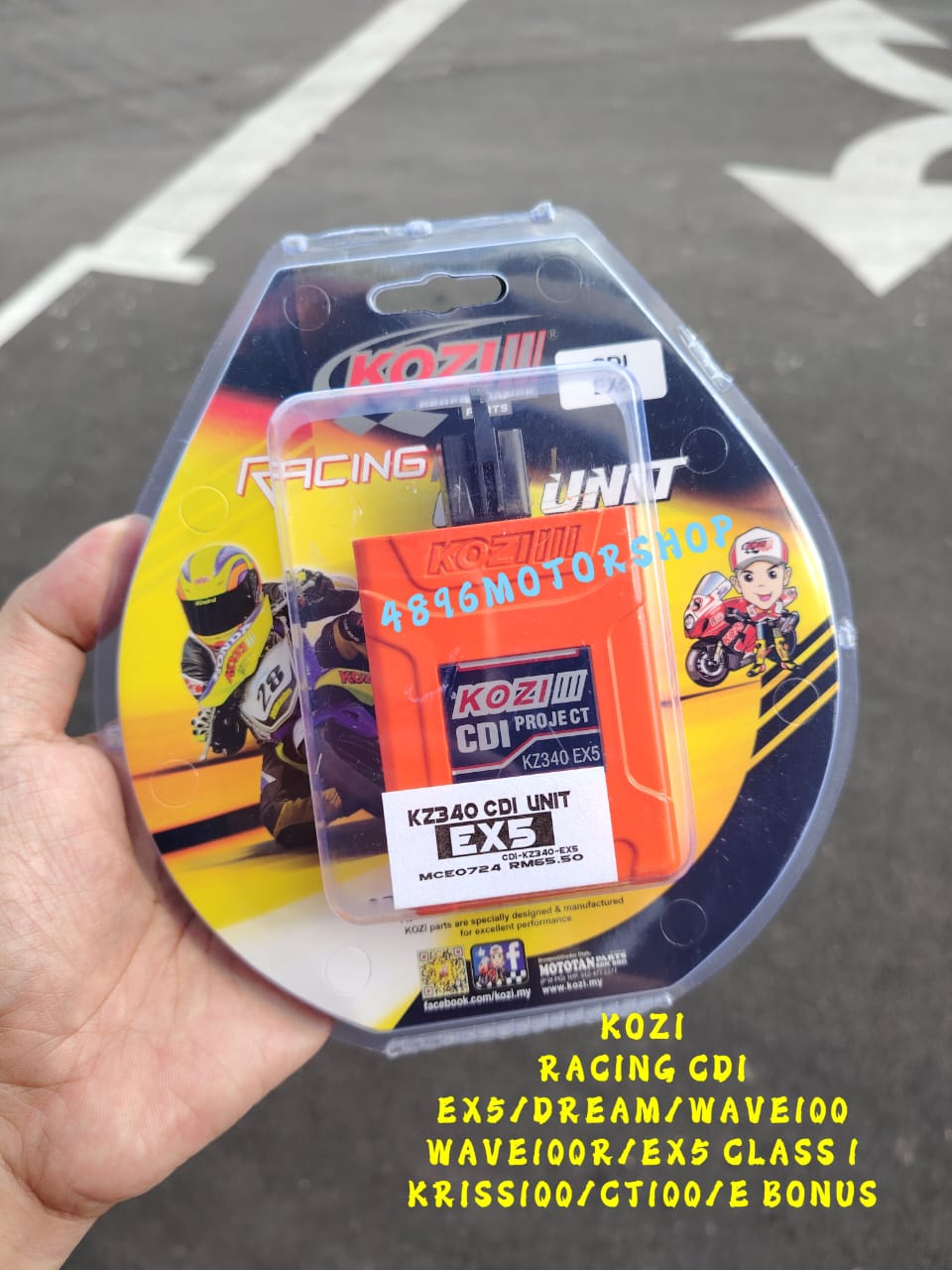 KOZI RACING CDI ADJUSTABLE ( 8 MODE LETUP LETUP ) LC135 LC V1-V7 EX5 ...