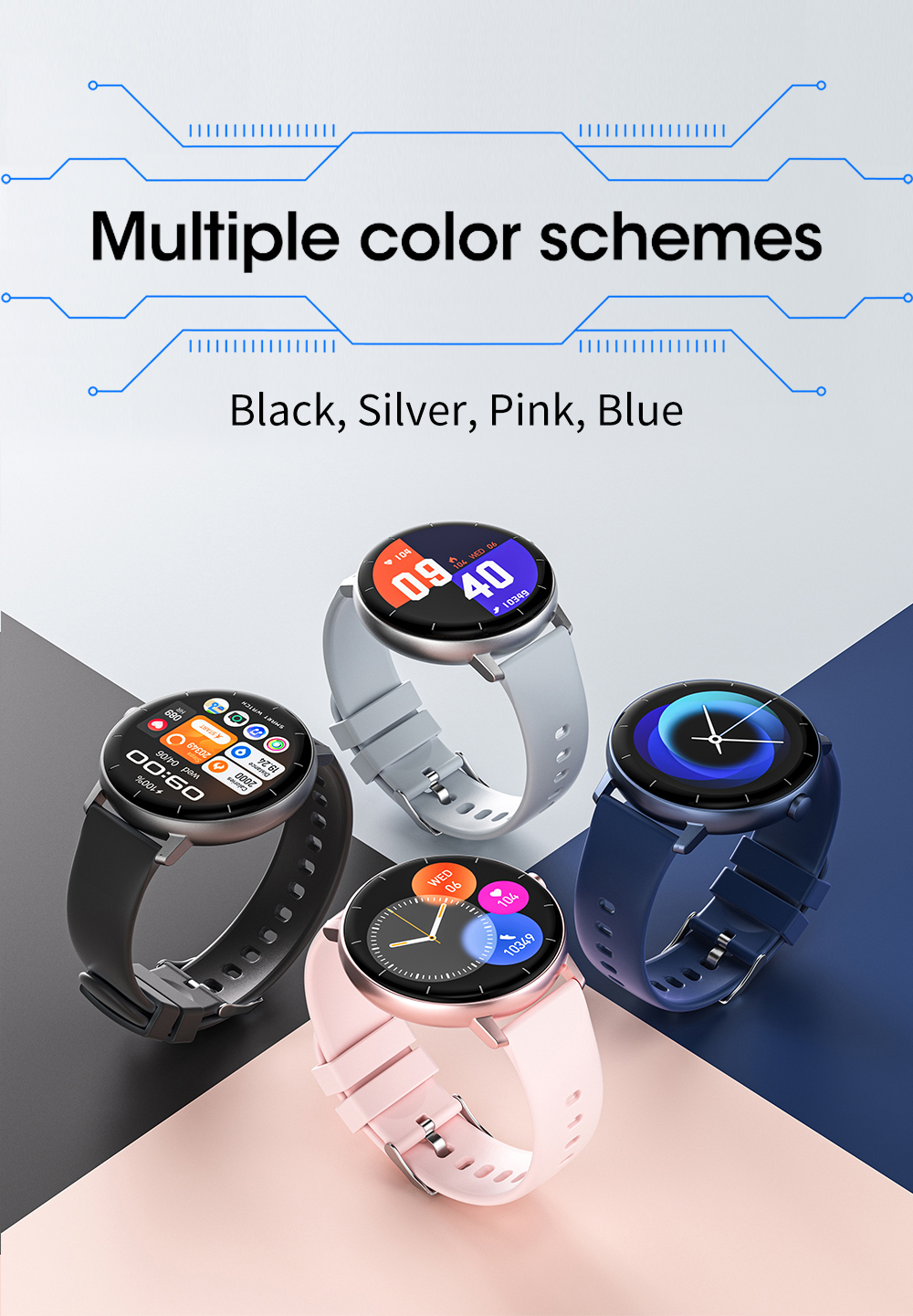 Maxwear GTR10 Smartwatch Bluetooth Call lP67 Waterproof VoiceAssistant ...