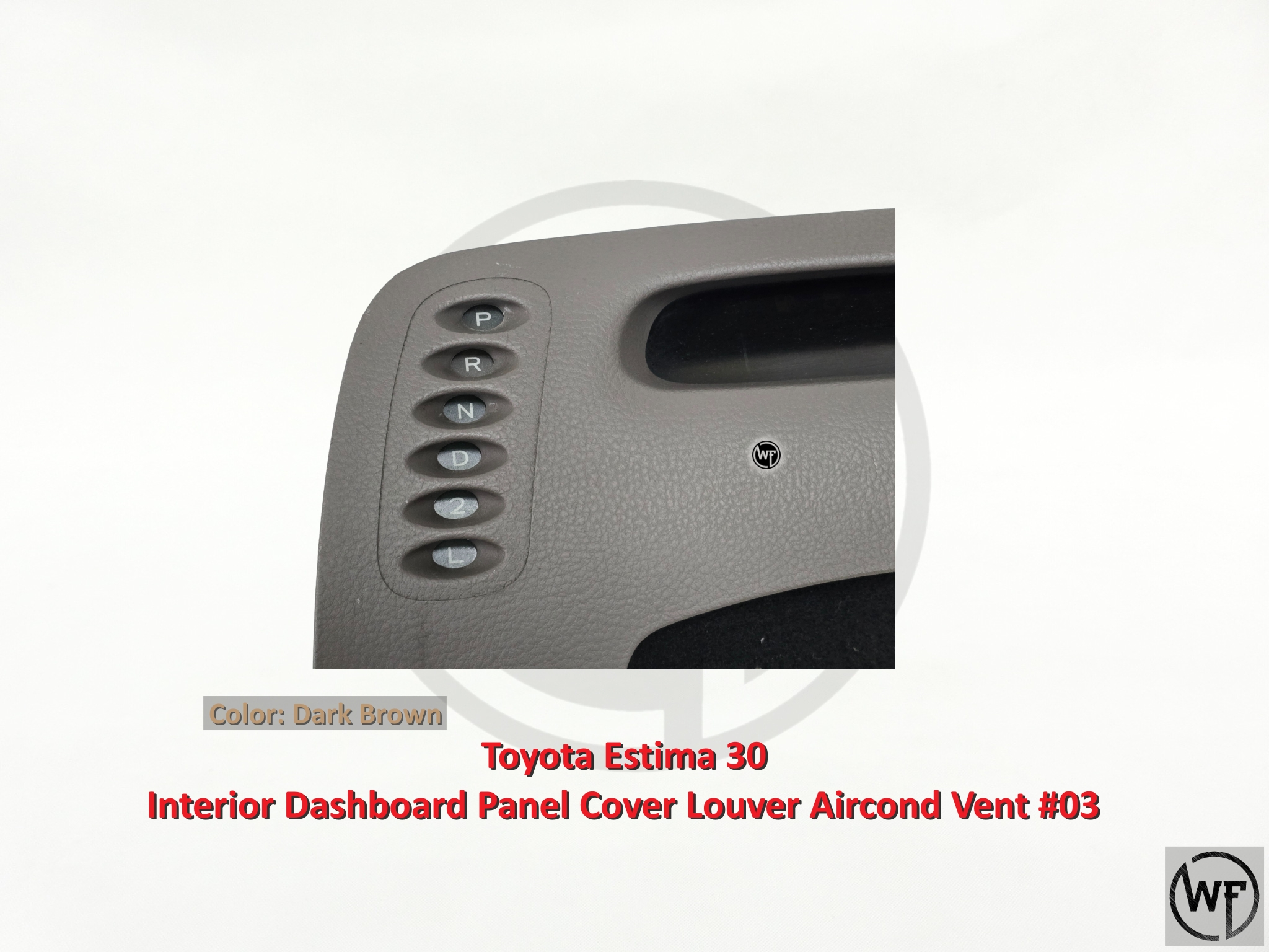 Toyota Estima ACR30 MCR30 Interior Dashboard Panel Cover Louver Aircond ...