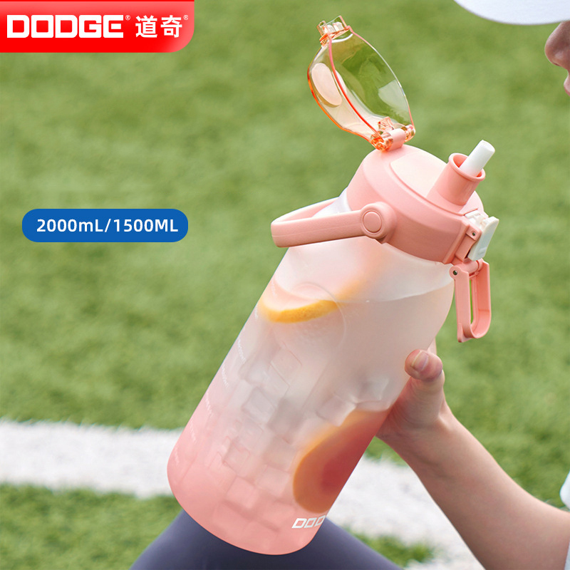 Dodge 1.5L/2L Trendy Large Capacity Leakproof Tritan BPA-Free Water ...