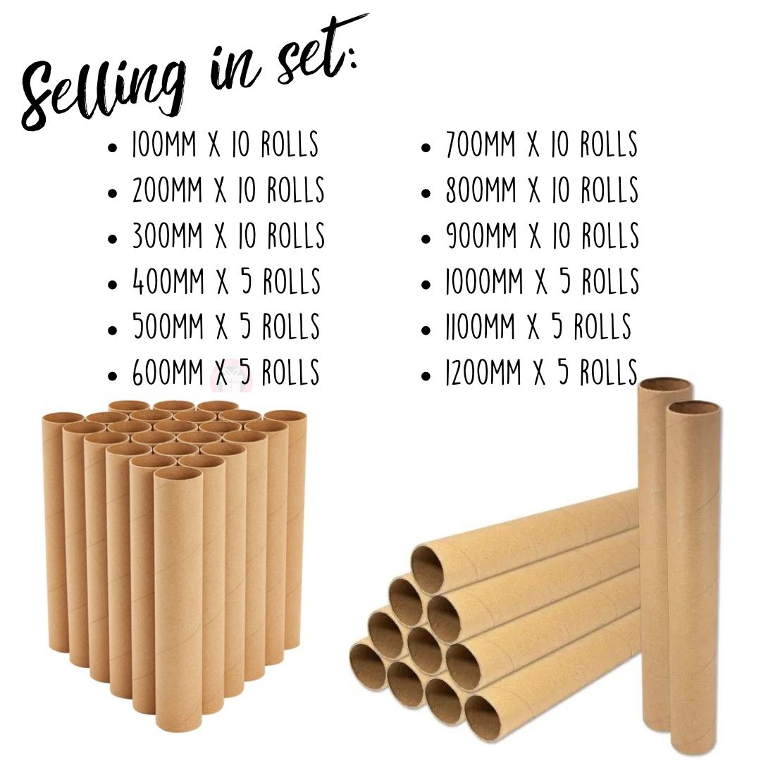 𝑹𝒆𝒂𝒅𝒚 𝑺𝒕𝒐𝒄𝒌 Stretch Film Core Paper Core Rolls Mailing Cardboard Tube ...