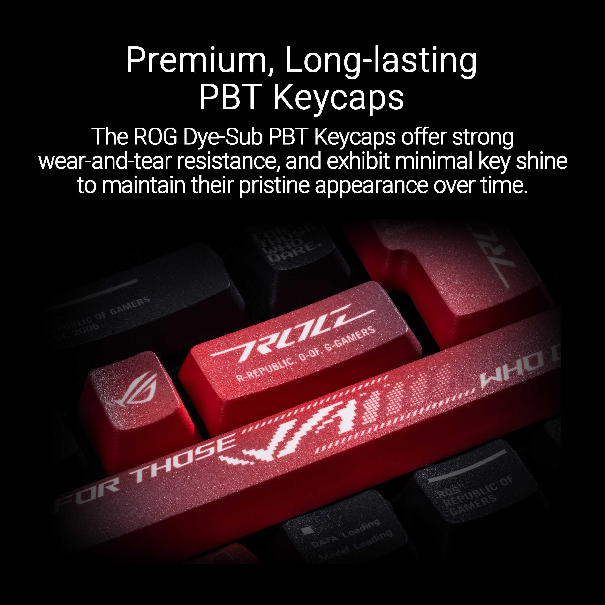 ROG AC08 Dye-Sub PBT Keycaps (For ROG Azoth & ROG Strix Scope II 96 ...