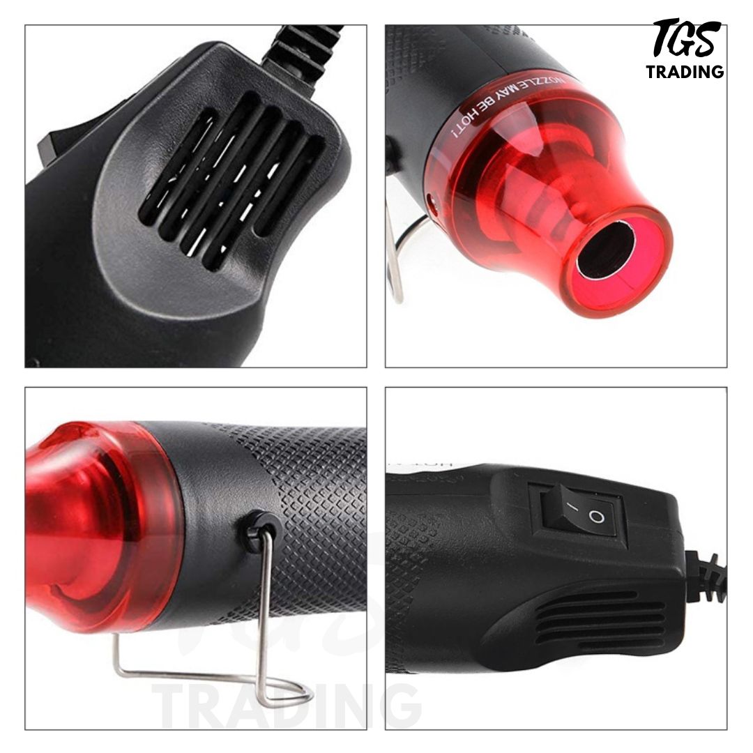 TGS 300W Hand Hold Heat Gun Hot Air Gun High Temperature Shrink Gun ...