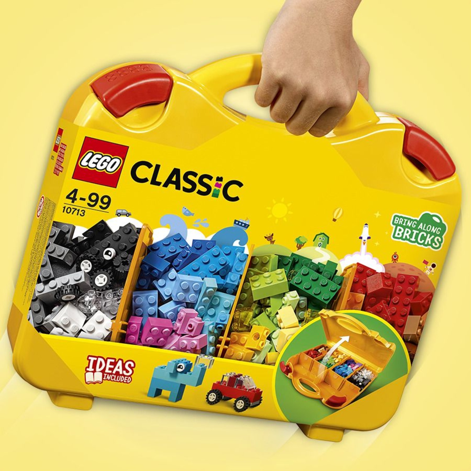 LEGO® Classic Creative Suitcase Building Kit (213 Piece) 10713 | Shopee ...