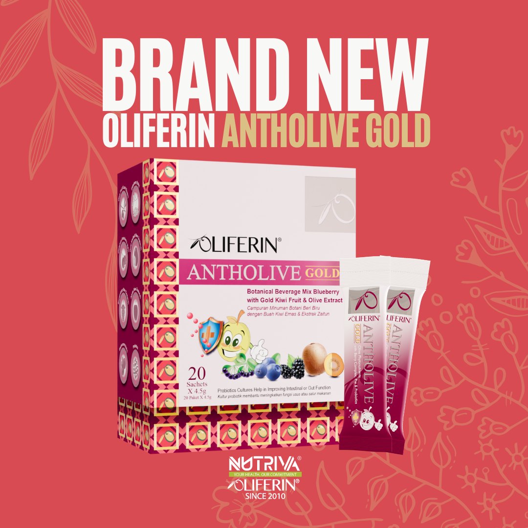 Oliferin Antholive Gold - Immune Booster | 增强身体免疫系统营养饮 20包/盒 或 6包/盒 ...