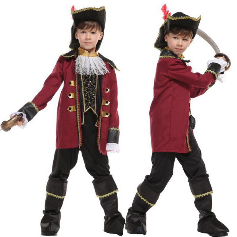 MYLITTLELASS Children Cosplay Valiant Pirate Little Boy´s Party Pretend ...