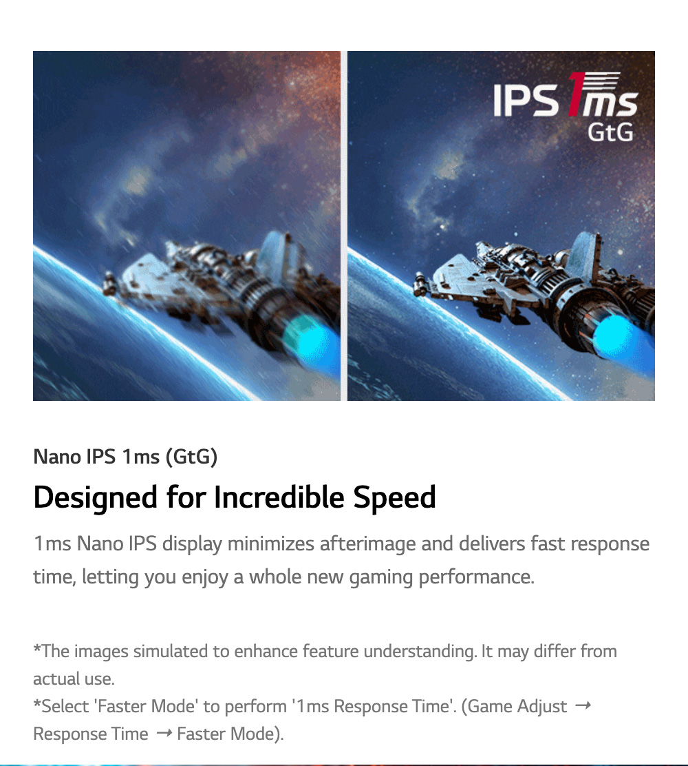 LG 27" Ultragear 27GS85Q Nano IPS QHD 200Hz 1ms Display HDR400 G-Sync ...