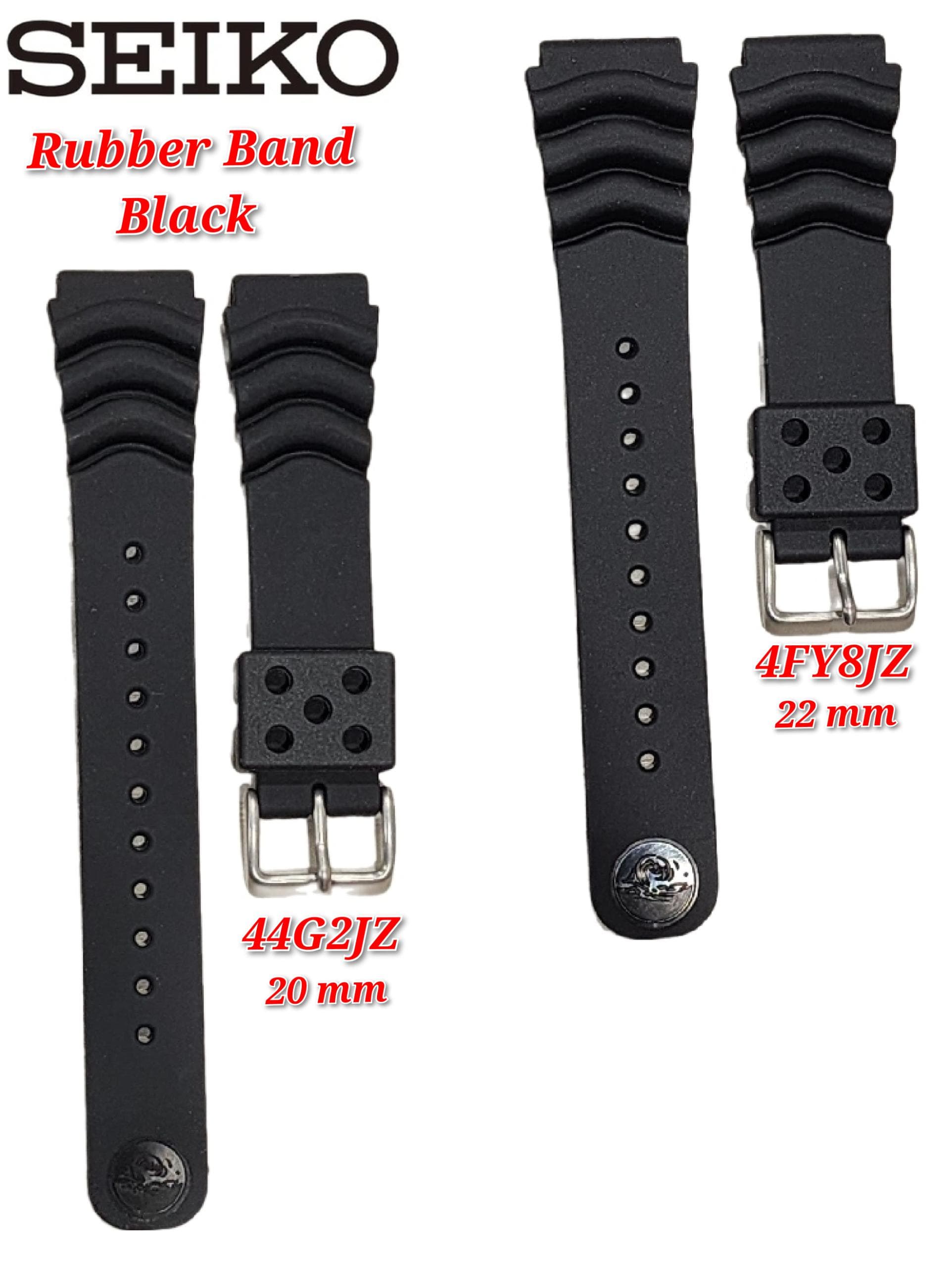 Seiko Rubber Dive Strap For Model Series SKX007 / SKX009 and SKX013K2 ...