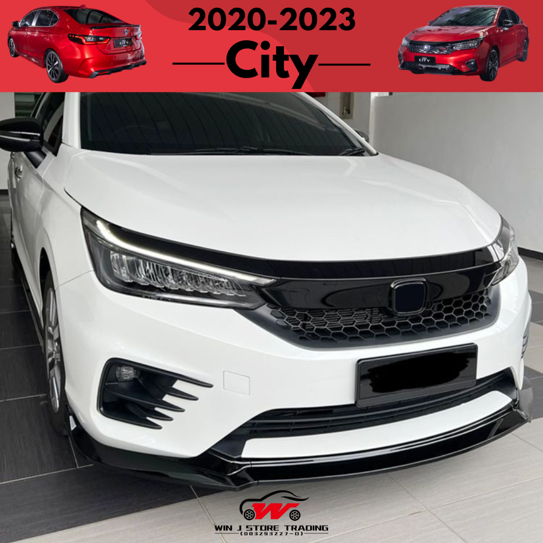 Honda City Gn2/Gn5 Hatchback 2020-2023 Glossy Black RS V2 Type Front ...